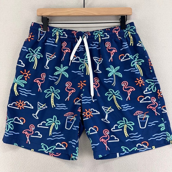 chubbies | Swim | Chubbies Swim Trunks Mens Xl Blue Tropical Vacation ...